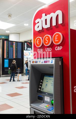 ATM machine operated by Moneycorp Bureau de Change currency exchange ...