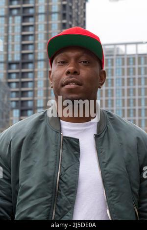 British MC, rapper, songwriter and record producer Dylan Kwabena Mills ...