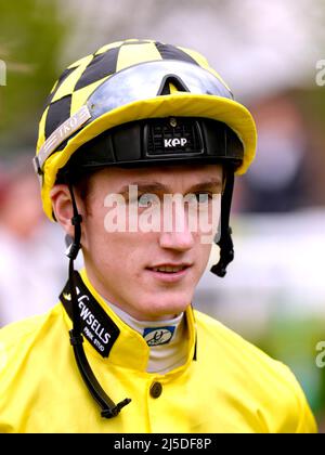 Jockey David Egan at Sandown Park Racecourse. Picture date: Thursday ...