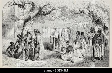 Eng translation : " Slave Market " - Original in French : " Marché d ...