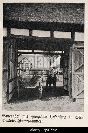 Vintage Old German Architecture Farm House Photo Stock Photo - Alamy