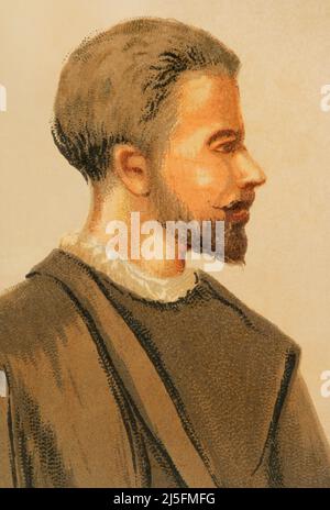 Philipp Melanchthon (1497-1560). German religious reformer. Portrait ...