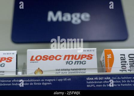 Losec mups 10 mg photographed in a pharmacy Stock Photo - Alamy
