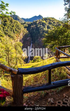 Waterfall Namtok Mae Surin National Park in Mae Hong Son, Thailand ...