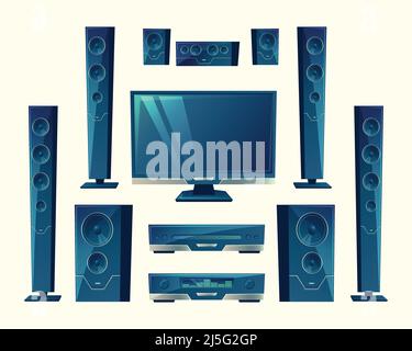 Illustration of cartoon musical subwoofer Stock Vector Image & Art - Alamy