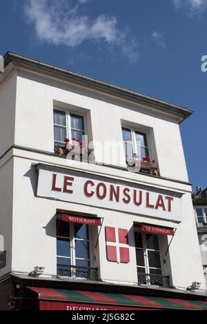 Menu, Le Consulat restaurant, Le Consulat, restaurant, Montmartre ...