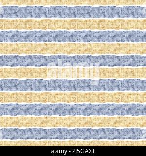 Seamless French country kitchen stripe fabric pattern print. Blue ...