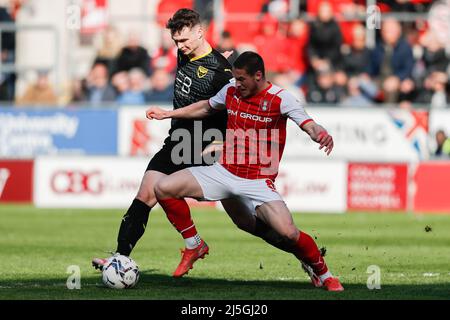 Oxford United's Elliott Moore in action during the Sky Bet League One ...