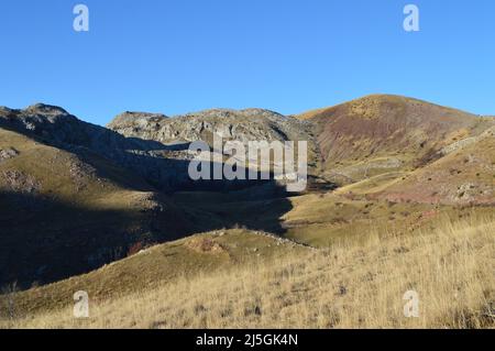 Hiking on Bjelašnica mountain, Obalj peak, Bosnia Stock Photo - Alamy