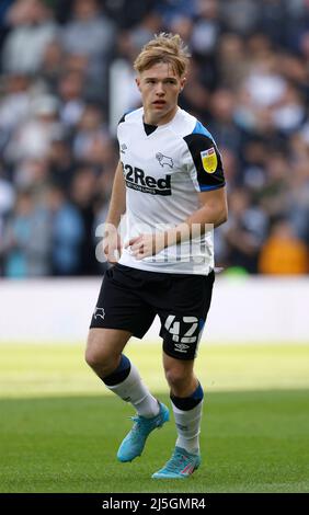 Derby County's Liam Thompson during the Sky Bet Championship match at ...