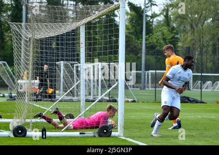 Hull City under 18s goalkeeper Thomas Macauley Stock Photo - Alamy