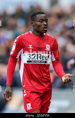Marc Bola #27 of Middlesbrough during the pre match warm up Stock Photo ...