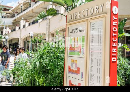 Miami Florida Coral Gables Shops at Merrick Park upscale outdoor ...
