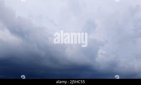 massive grey and blue overcast clouds bg for weather forecast ...