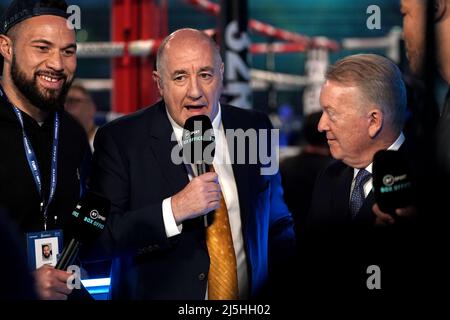 Joseph Parker at Wembley Stadium, London. Picture date: Saturday July ...