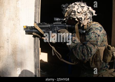 Marines in Advanced Infantry Course (AIC) 2-16, Advanced Infantry ...