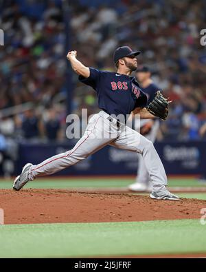 Boston Red Sox pitcher Kutter Crawford throws against the Detroit ...