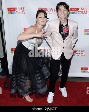 (L-R) Isa Briones and Teo Briones at the East West Players 56th ...