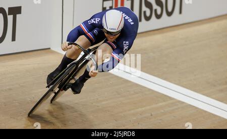 Sebastien VIGIER, Men's Sprint during the Track Cycling French ...