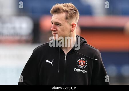 Charlie Monks of Blackpool FC Stock Photo - Alamy