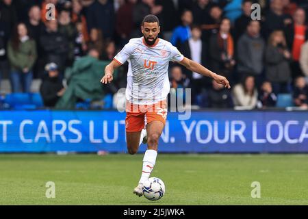 CJ Hamilton of Blackpool during the game Stock Photo - Alamy