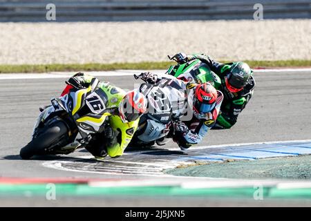 ASSEN, NETHERLANDS - APRIL 24: Gabriele Ruiu of Italy rides during the ...