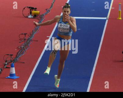 Maryna BEKH-ROMANCHUK of Ukraine Finale Long Jump Women during the ...