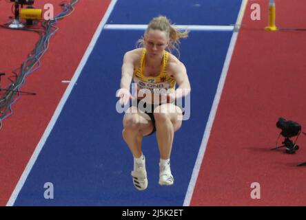 Neele ECKHARDT-NOACK of Germany Finale Triple Jump Women during the ...