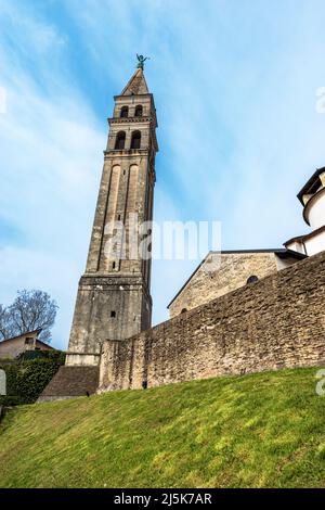Cityscape of Oderzo, Cathedral (Duomo di San Giovanni Battista, Saint ...