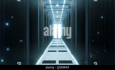 Digital information travels through fiber optic cables through the ...