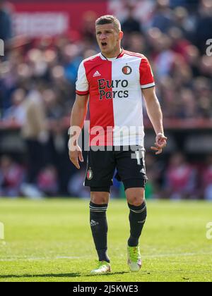 Rotterdam, Netherlands. 24th Apr, 2022. Rotterdam - Adam Maher of FC ...