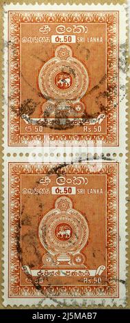 Postage stamp from Sri Lanka in the Handicrafts of Sri Lanka series ...