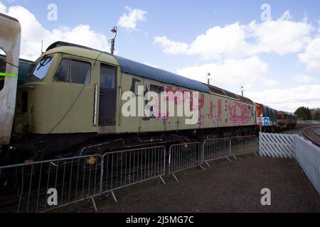 Class 47, Class 55 "Deltic", Class 45 "Peak", and Class 52 " Warship ...