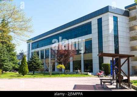 Sakarya, Turkey - March 30, 2022: Sakarya University. Students in the ...
