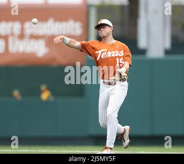 Texas' Mitchell Daly during an NCAA baseball game on Saturday, April 3 ...