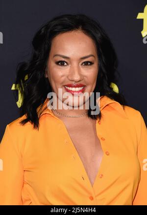 Denise G. Sanchez walking on the red carpet at the Los Angeles premiere ...