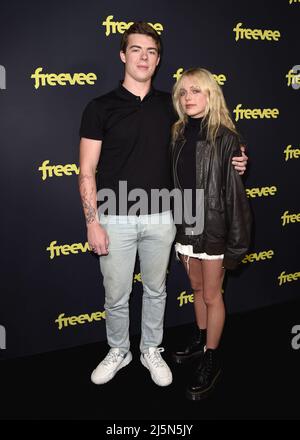 Eamonn Welliver and Cora Welliver walking on the red carpet at the Los ...