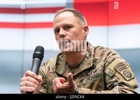 U.S. Army Maj. Gen. Christopher Mohan, Commanding General of the U.S ...