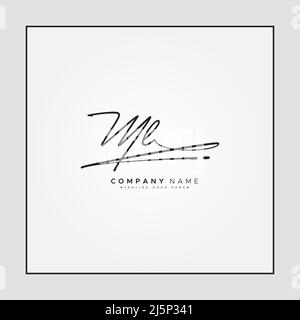 ML Letter Signature Logo Template elegant design logo Sign Symbol ...