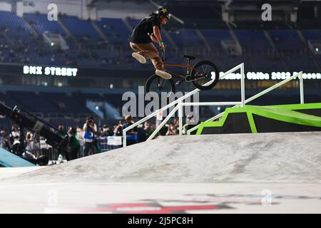 Chad Kerley (USA), APRIL 23, 2022 - Cycling : X Games Chiba 2022 BMX ...