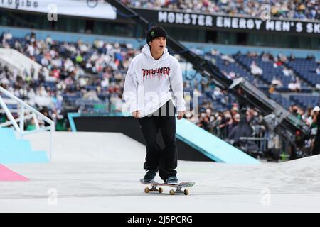 Daiki Ikeda (JPN), APRIL 24, 2022 - Skateboarding : X Games Chiba 2022 ...