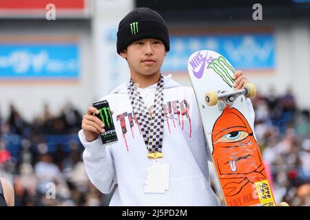 Daiki Ikeda (JPN), APRIL 24, 2022 - Skateboarding : X Games Chiba 2022 ...
