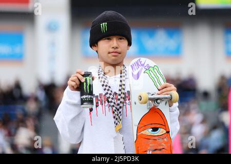 Daiki Ikeda (JPN), APRIL 24, 2022 - Skateboarding : X Games Chiba 2022 ...