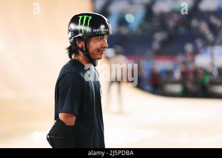 Moto Shibata (JPN), APRIL 22, 2022 - Skateboarding : X Games Chiba 2022 ...