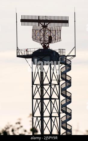 A radar at Cardiff Airport Stock Photo - Alamy