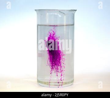 Purple Potassium Permanganate Solution Stock Photo - Alamy