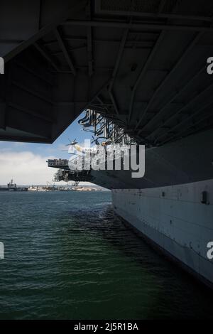 USS Midway Hull Stock Photo - Alamy