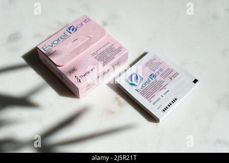 Hormone Replacement Therapy Patches Stock Photo - Alamy