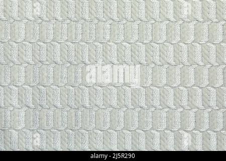 Knitted texture. Texture of jacquard fabric with blue geometric pattern ...