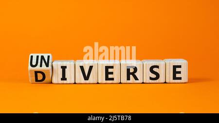 Diverse or universe symbol. Turned wooden cubes and changed the concept ...